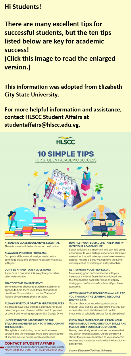 HLSCC: Course categories